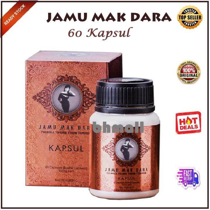 Ready Stock Jamu Mak Dara Gold 60 Kapsul New Packaging Lazada