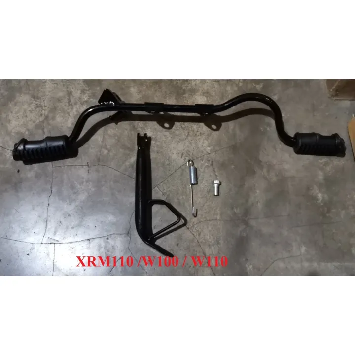 Motorcycle Footrest Bar Assy W / Side Stand For TMX / XRM / CT100 plpl ...