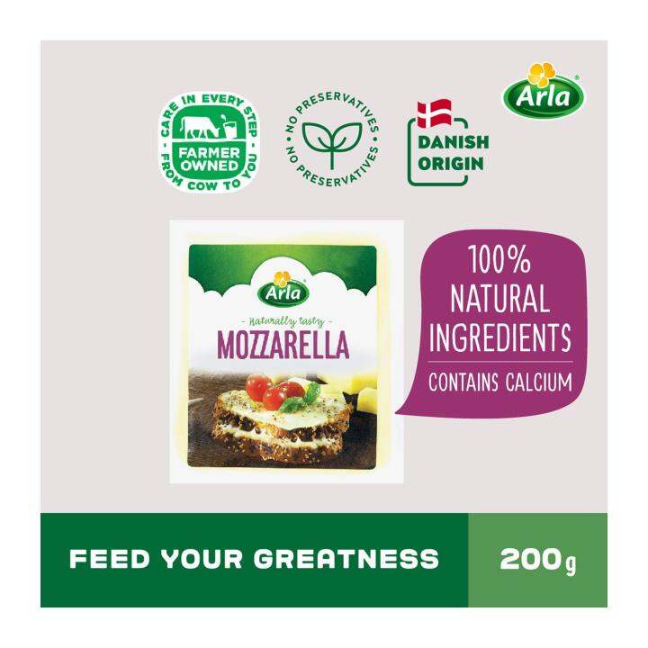 Arla Natural Cheese Block Chunk Mozzarella 200G | Lazada Singapore