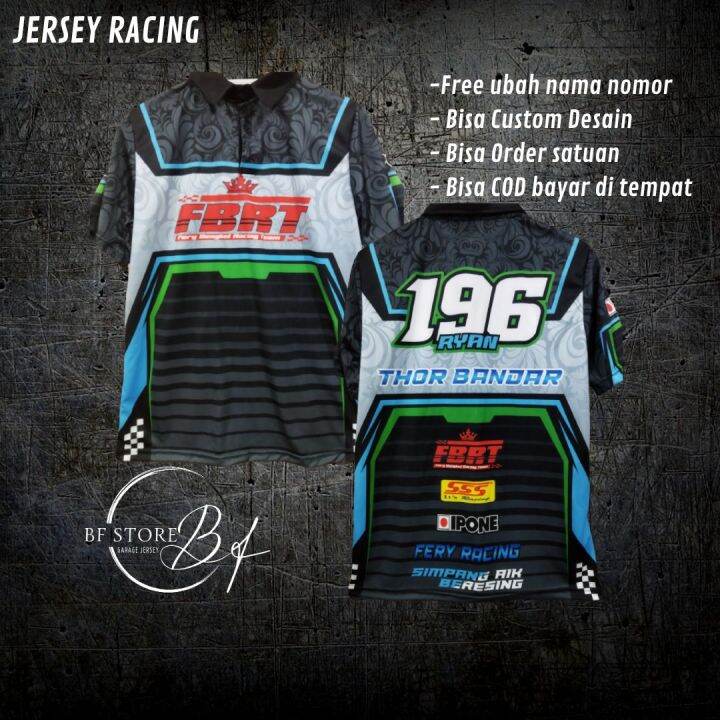 Custom Jersey Drag Full Printing, Kaos Jersey Team Racing Desain ...