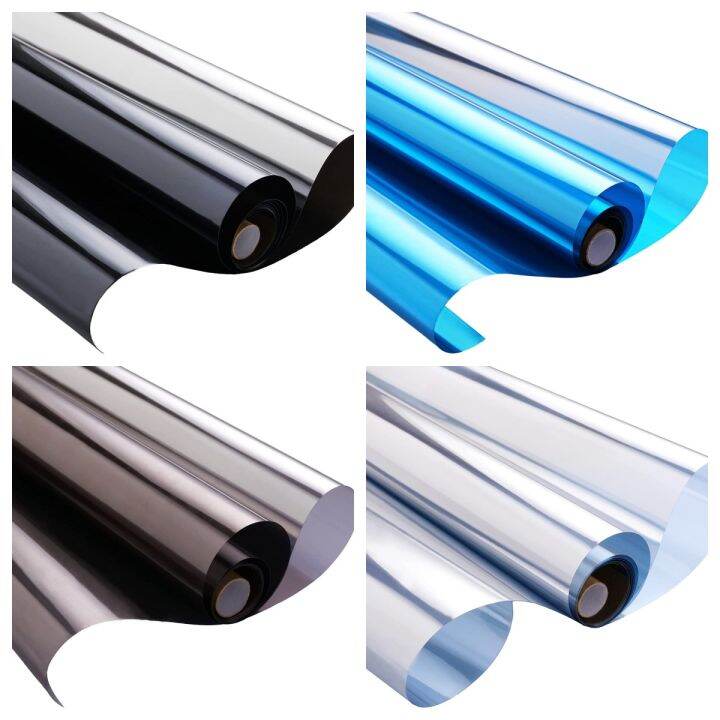 Solar Mirrored Window Privacy Film Heat Insulation Self Adhesive ...