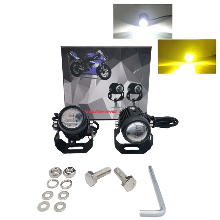 Mini Driving Light MCC 20 WATTS V1 40W 4000lm High Amber and Low White ...