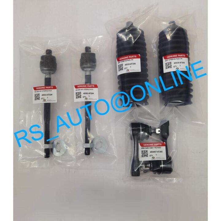 Perodua Kelisa, Kenari Tie Rod End & Rack End & Steering Boot Cover Set ...