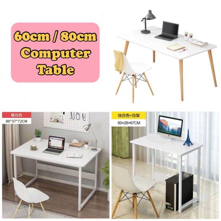 Computer Desk Study Table Simple Modern Writing Student 60 cm 70cm 80cm ...