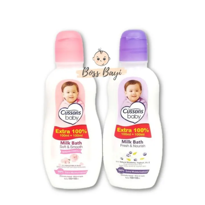 Cussons Baby Milk Bath Sabun cair bayi 100ml extra 100ml | Lazada Indonesia