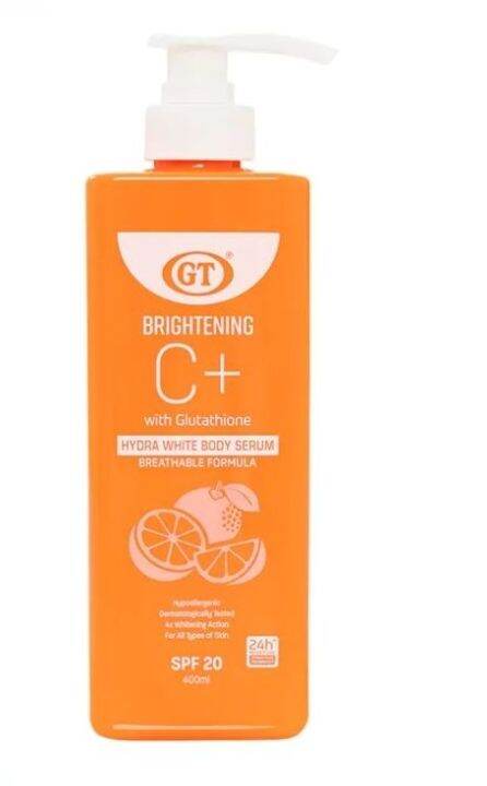 Gt Cosmetics Brightening C+ Hydra White Body Serum 400ml | Lazada PH
