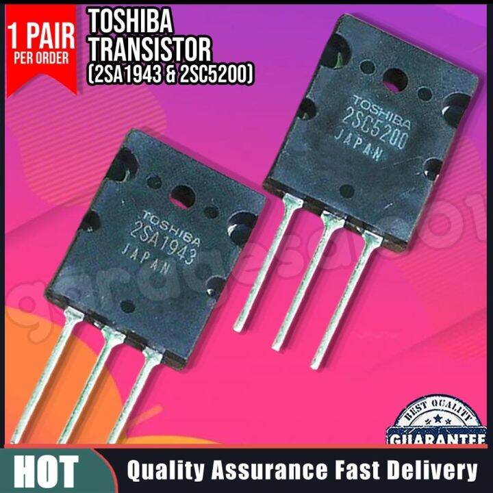 Original Toshiba Transistor (2SA1943 2SC5200) SET | Lazada PH