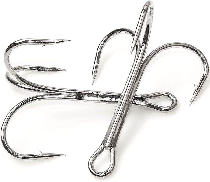 20 HOOK SET MARUTO Fish HooksTreble Hooks Number 9 Superior Steel Eagle ...