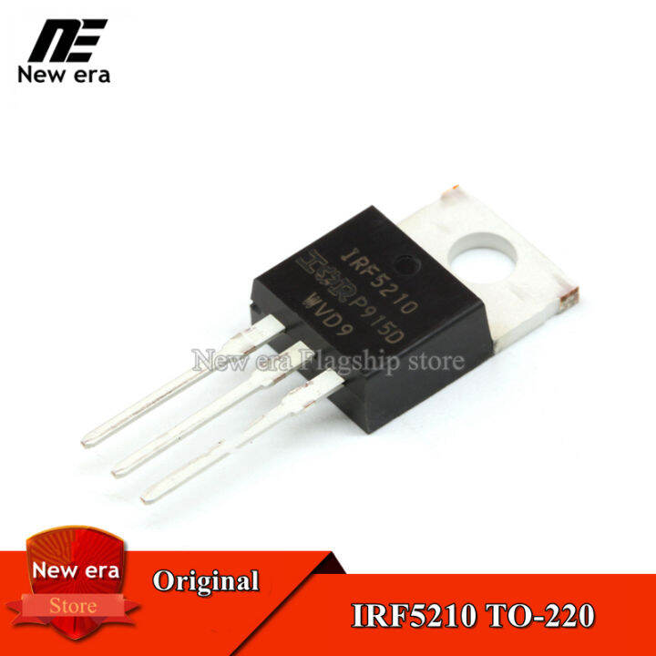 5Pcs Original IRF5210 TO-220 IRF5210PBF TO220 40A/100V P-Channel MOSFET ...