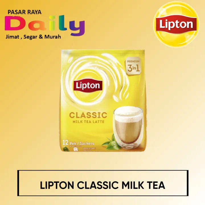 LIPTON MILK TEA 3 IN 1 CLASSIC 12 STICKS | Lazada