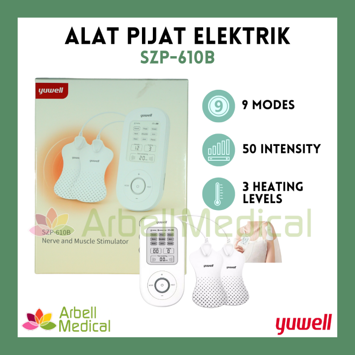 Yuwell Tens Alat Pijat Elektrik SZP 610 B Nerve and Muscle Stimulator ...