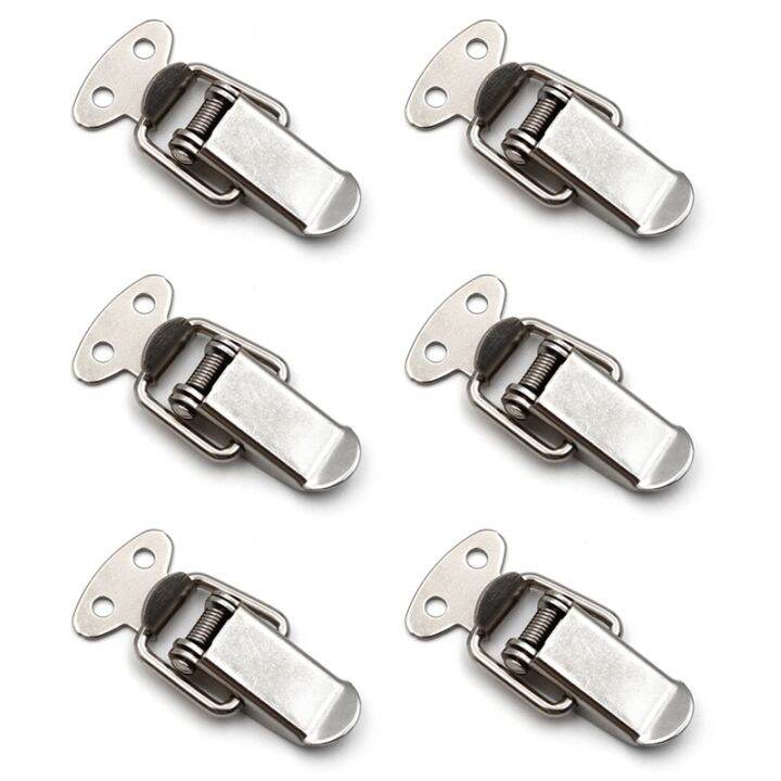 6PCS Toggle Latches Spring Loaded Clamp Clip Case Box Latch Catch ...