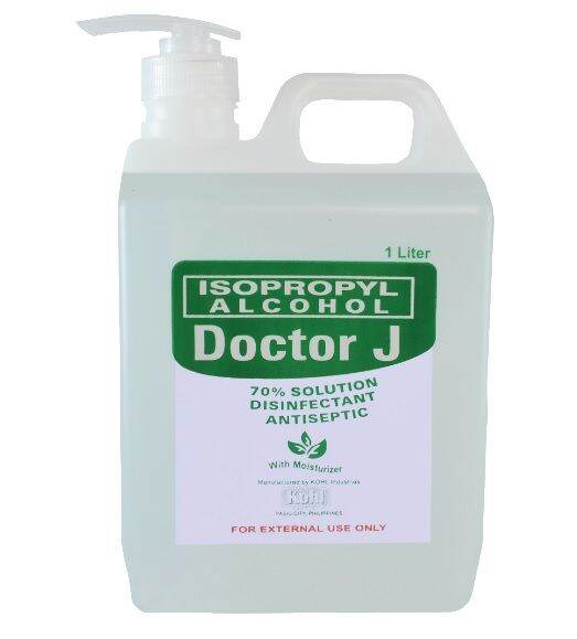 Doctor J 70% Isopropyl Alcohol Pump 1L | Lazada PH