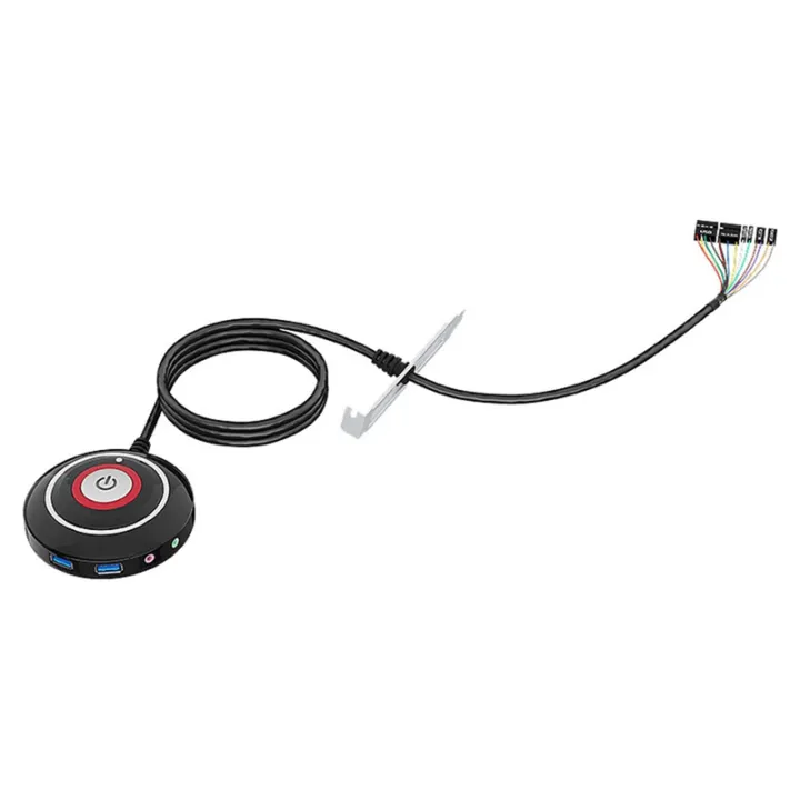 PC Power Button Switch Portable Desktop Computer Switch with Extension ...