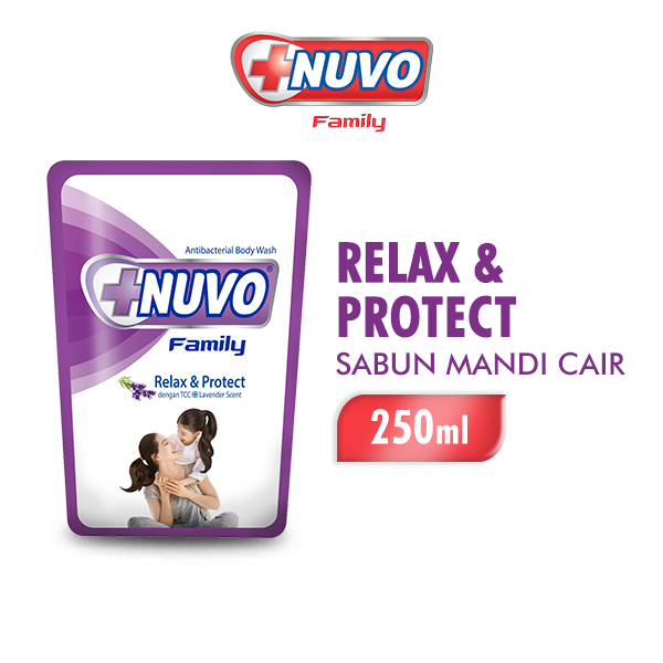 BEJO DAILY - NUVO Sabun Mandi Cair Ungu Pouch 250ml | Lazada Indonesia