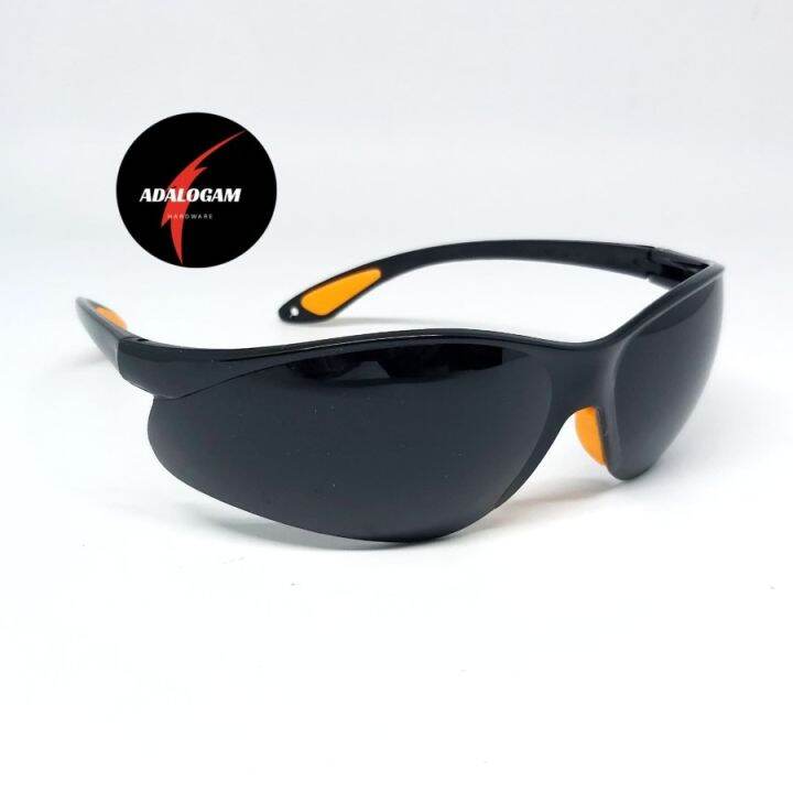 Kacamata Las Fashion - Kaca Mata Safety Fashion Hitam Black Las Gelap ...