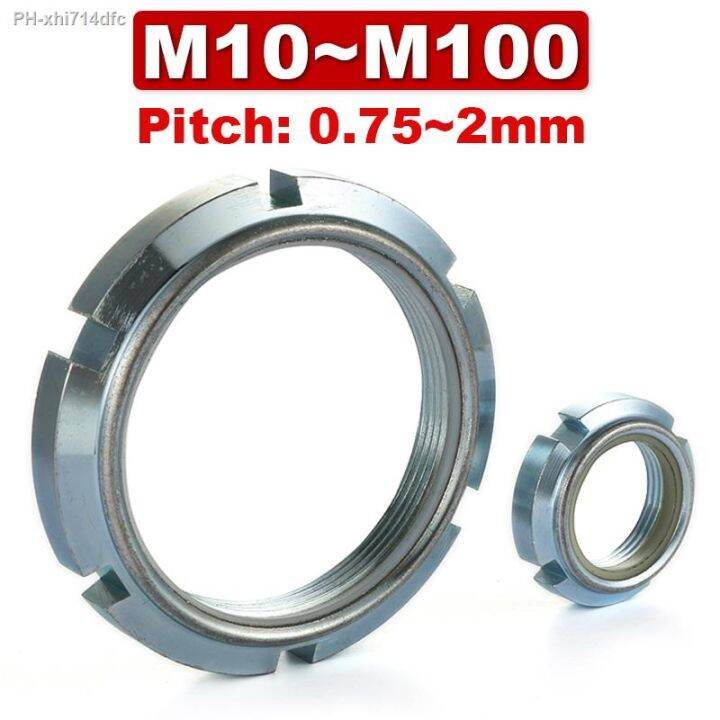 GUK Nylon Non-return Lock Nut Anti-loosening Self-locking Round Nut ...