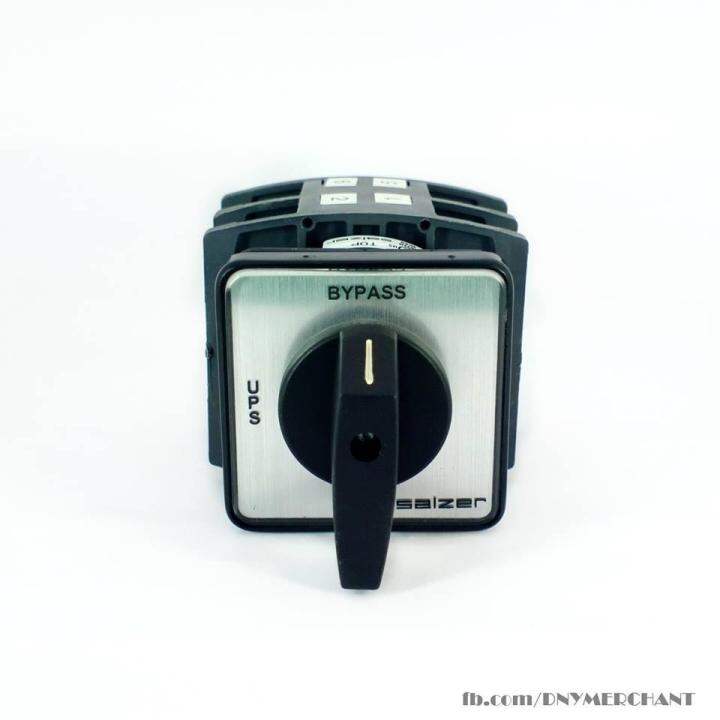 Manual Transfer Bypass Switch Rotary Switch 63 Amps S63 Original Salzer ...