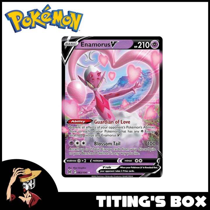 [EN] Pokemon TCG Enamorus V 082/196 - Lost Origin | Lazada PH