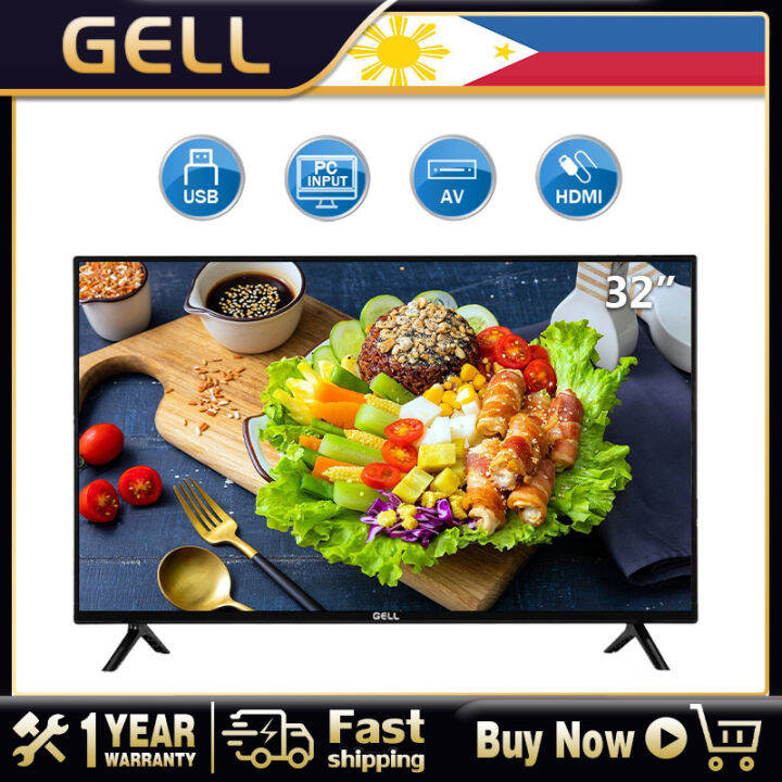GELL TV 32 inch LED TV Flat screen TV SALE Ultra-slim | Lazada PH
