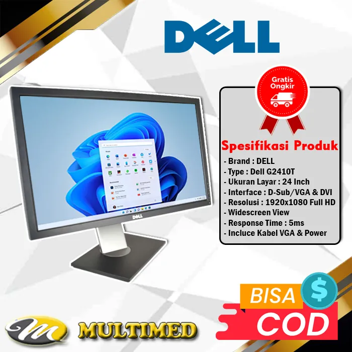 Layar Monitor LED / LCD 24 Inch Full HD WIde Screen Second | Lazada ...