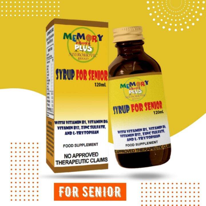 Memory Advance Plus Neurobiotic Syrup for SENIORS | Lazada PH