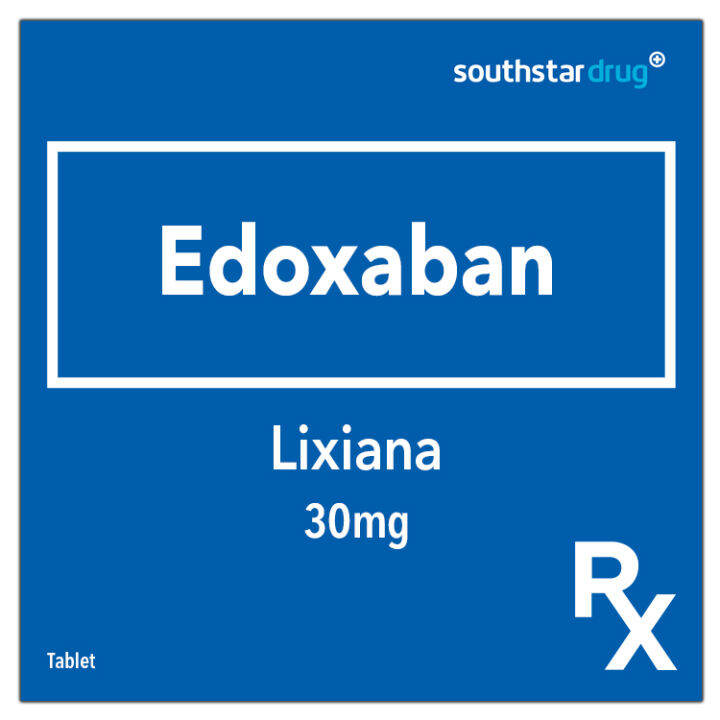 Rx: Lixiana 30mg Tablet | Lazada PH