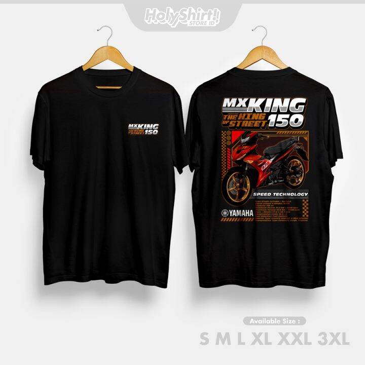 Kaos Baju Motor Yamaha MX King Red The King Of Street Kaos Otomotif ...