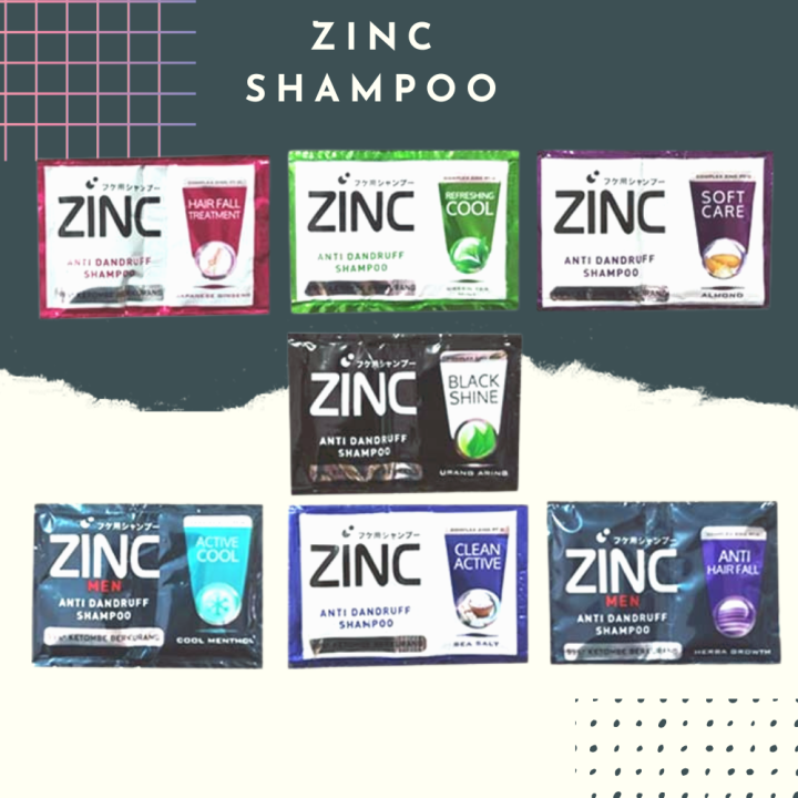 Shampo Shampoo Zinc per 1 Sachet sampo | Lazada Indonesia