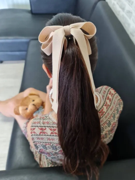 กิ๊บกล้วย *สิ้นค้าพร้อมส่ง* โบว์ติดผม ติดง่าย ไม่ดึงรั้งผม ให้ปวดหัว ...