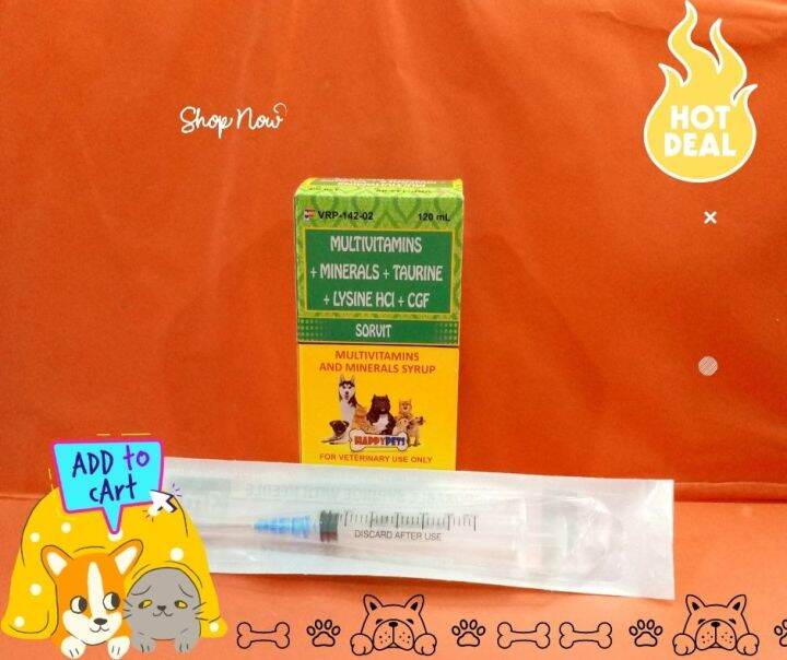 SORVIT Syrup Multivitamins and Mineral 120ml with Free Syringe | Lazada PH
