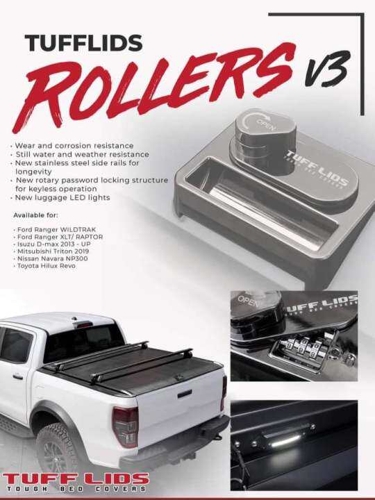 Strada / Triton 2015-2023 THAILAND MADE ROLLER LID TUFFLIDS BRAND ...