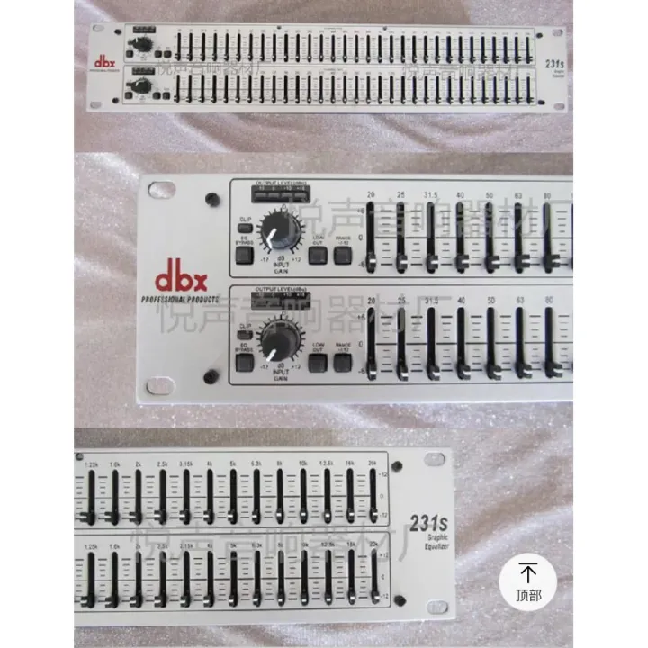 dbx 231S EQ Dual 31-Band Graphic Equalizer (sliver) | Lazada PH