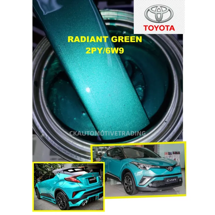 TOYOTA RADIANT GREEN 2PY/6W9/CAT BANCUH/CAT KERETA/2K PAINT | Lazada