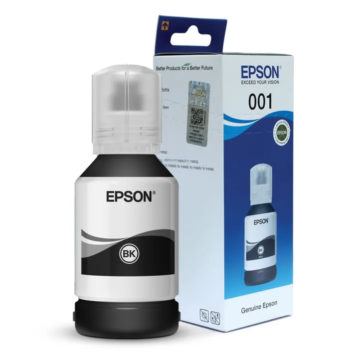 EPSON T001 PIGMENT INK ORIGINAL L4150, L4160, L6160, L6170, L6190 ...