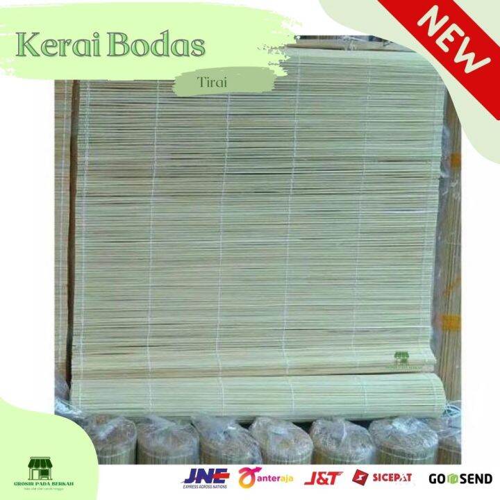 Kerai Bambu Putih - Wide Lidi Tirai Teras - Tirai Bale Bambu | Lazada Indonesia