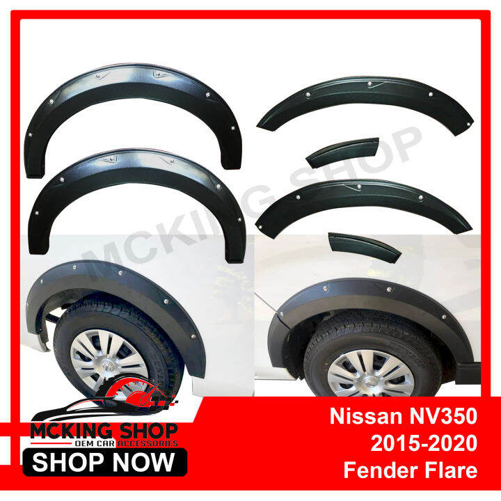 Nissan Urvan NV350 2015-2020 Slim-Type Fender Flare (Black) | Lazada PH