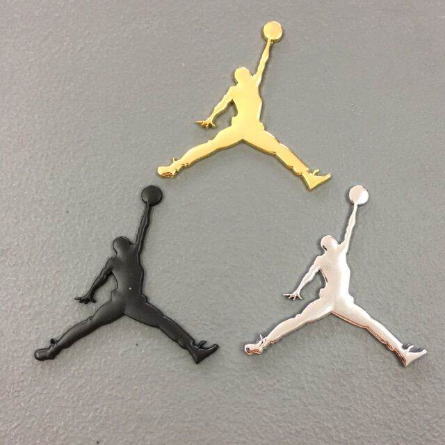 【READY STOCK】 ♟Michael Jordan jump man Aluminum emblem decal♜ | Lazada PH
