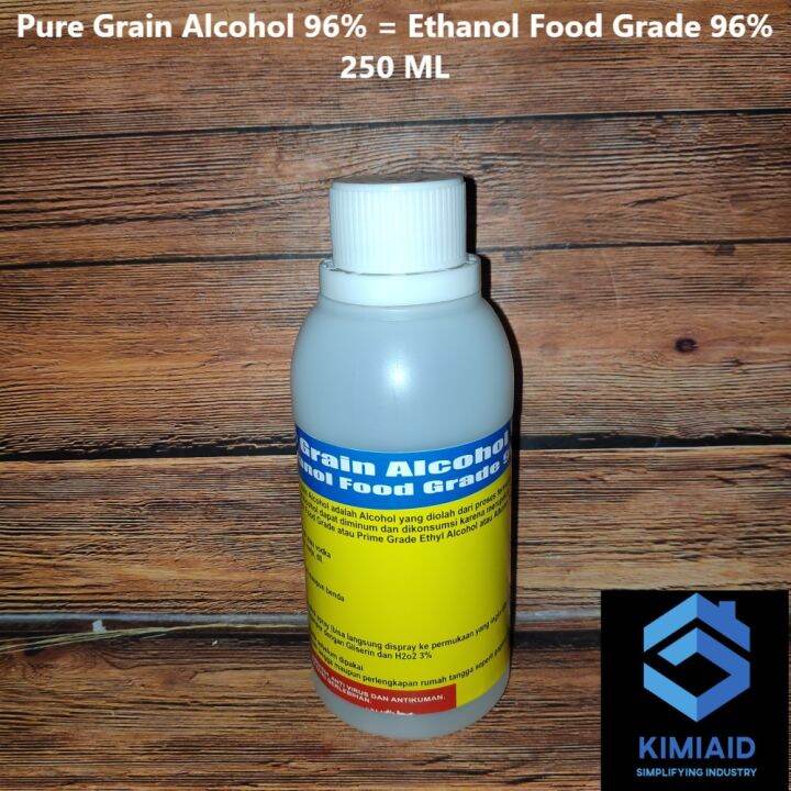 Pure Grain Alcohol 250 ML - Ethanol Food Grade 96% - Alcohol 96% ...
