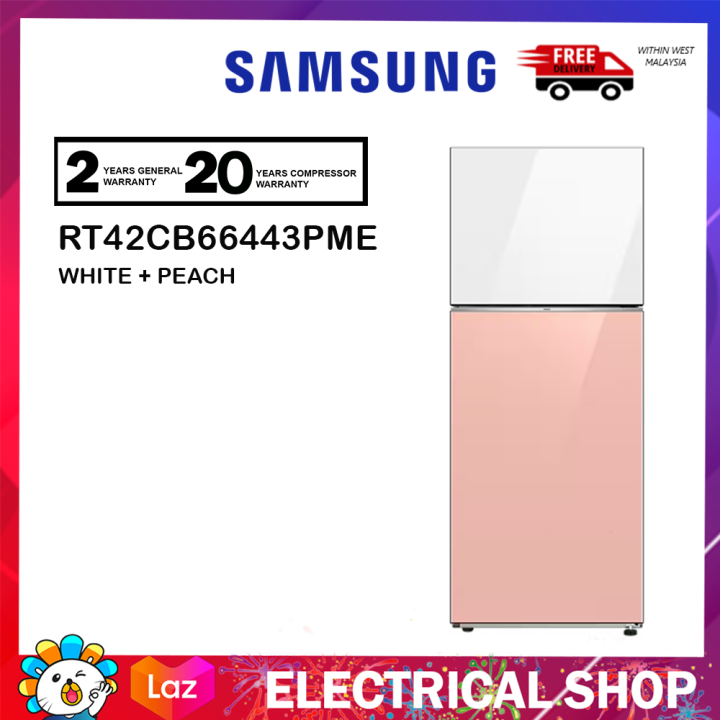 {FREE SHIPPING} Samsung 427L Bespoke RT42CB66443PME Top Mount Freezer ...