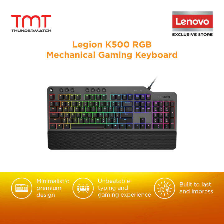 Lenovo Legion K500 RGB Mechanical Gaming Keyboard (US English) | Lazada