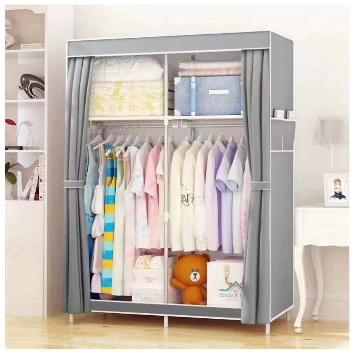 New Simple Fashion Multi-Purpose Durable Cloth Wardrobe Rack Organizer ...