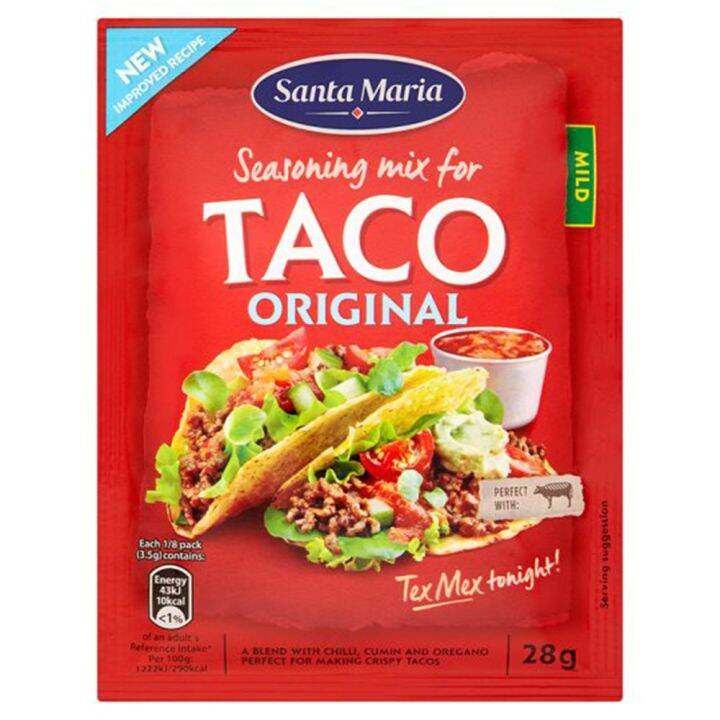 (แพ็ค3)Santa Maria Taco Spice Mix 28g | Lazada.co.th