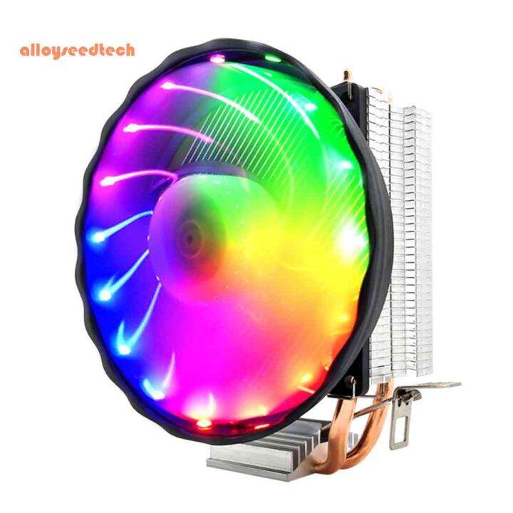 SNOWMAN PC Computer Cooler RGB 2 Heat Pipe CPU Radiator for Intel LGA ...