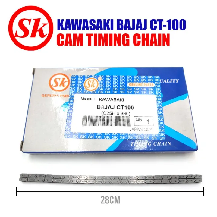 SK Cam Timing Chain C25Hx88L For Kawasaki Bajaj CT100 | Lazada PH