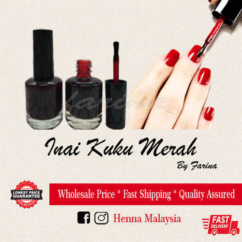 Inai Kuku Viral / Inai merah | Lazada