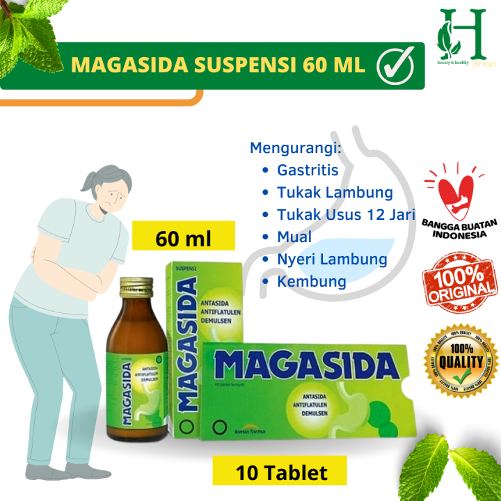 KIMIA FARMA - MAGASIDA - Obat Maag dan Asam Lambung | Lazada Indonesia