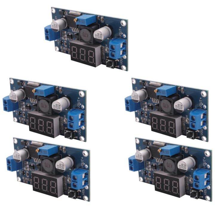 5Pcs LM2596S DC-DC Buck Converter Step Down Module Voltage Regulator Adjustable Power Supply ...