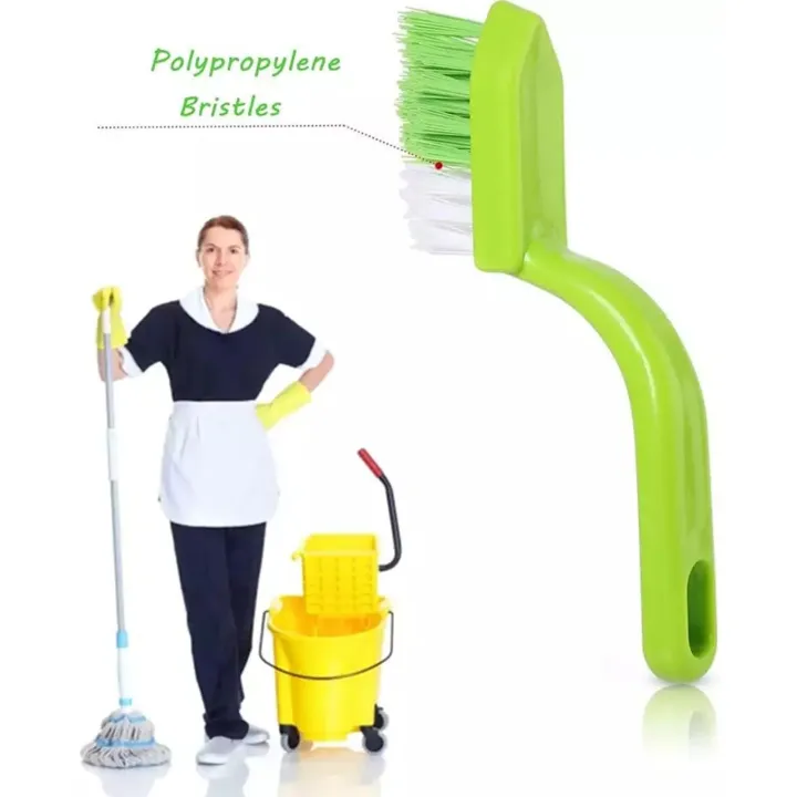 Tile Brushes Grout 3-In-1 Heavy Duty Cleaning Brushes Bathroom Floor ...