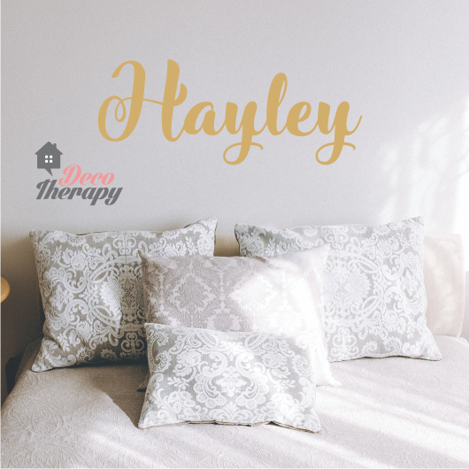 Customized Name Hayley Design Wall Sticker Decotherapy | Lazada PH